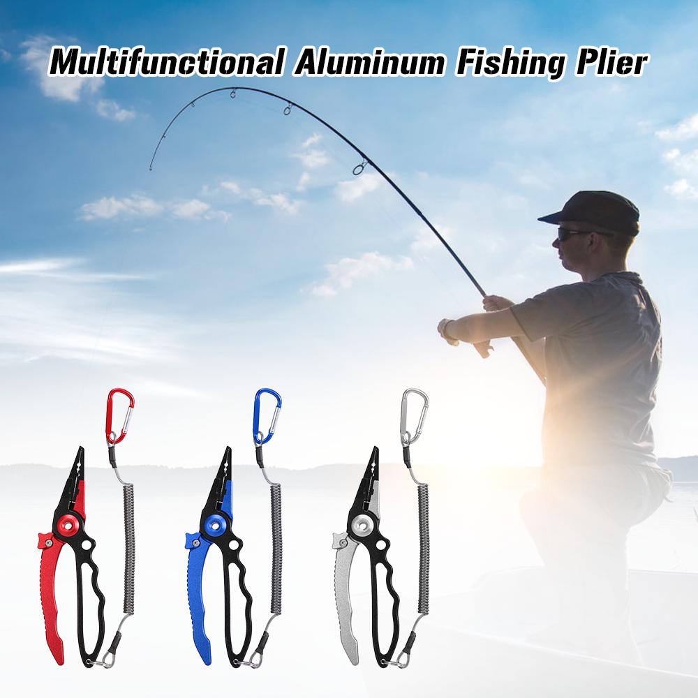 Buy Multifunctional Fishing Plier Portable Aluminum Alloy Fishing Clamp ...