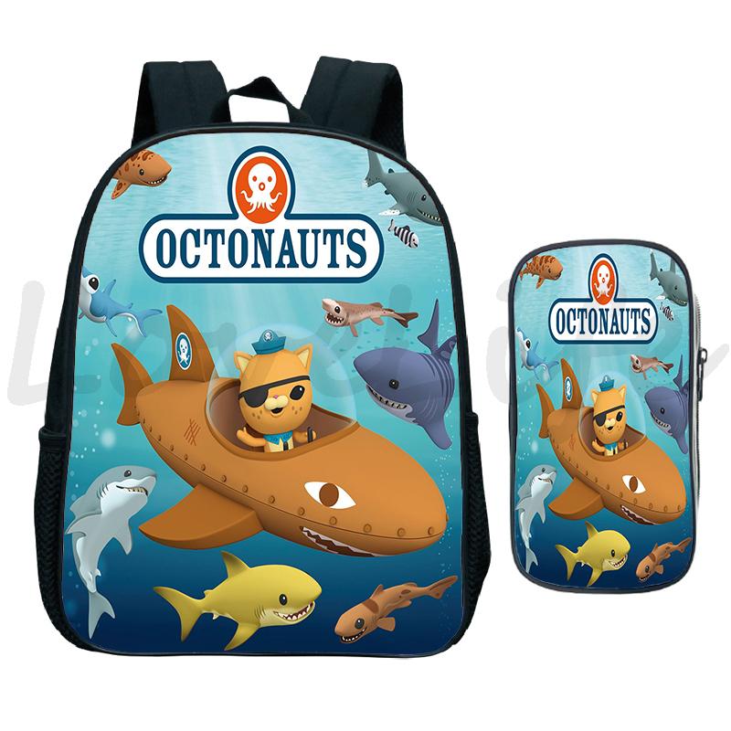 Kaufe 2Pcs/Sets The Octonauts Backpack Toddler Kindergarten Bags Kids ...