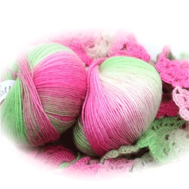 Buy Rainbow Yarn fo Knitting Chunky Hand-Woven Colorful Knitting Scores ...