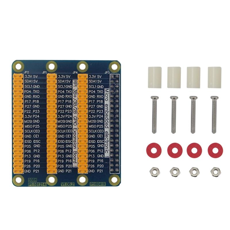 Buy GPIO Adapter Extension Board 3x 40Pin for Raspberry Pi 4 Model B 1 ...