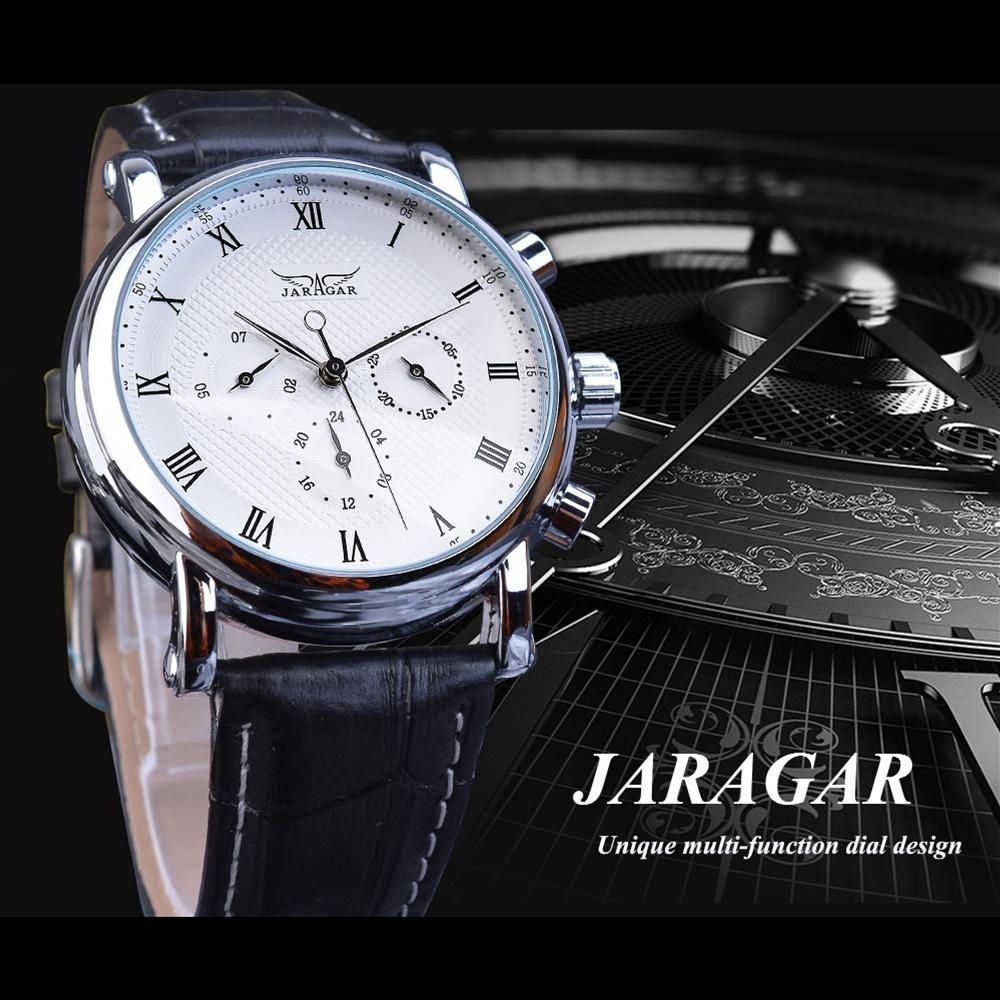 Buy JARAGAR 2022 New Three -plate, Six -pin Men's Automatic Mechanical ...