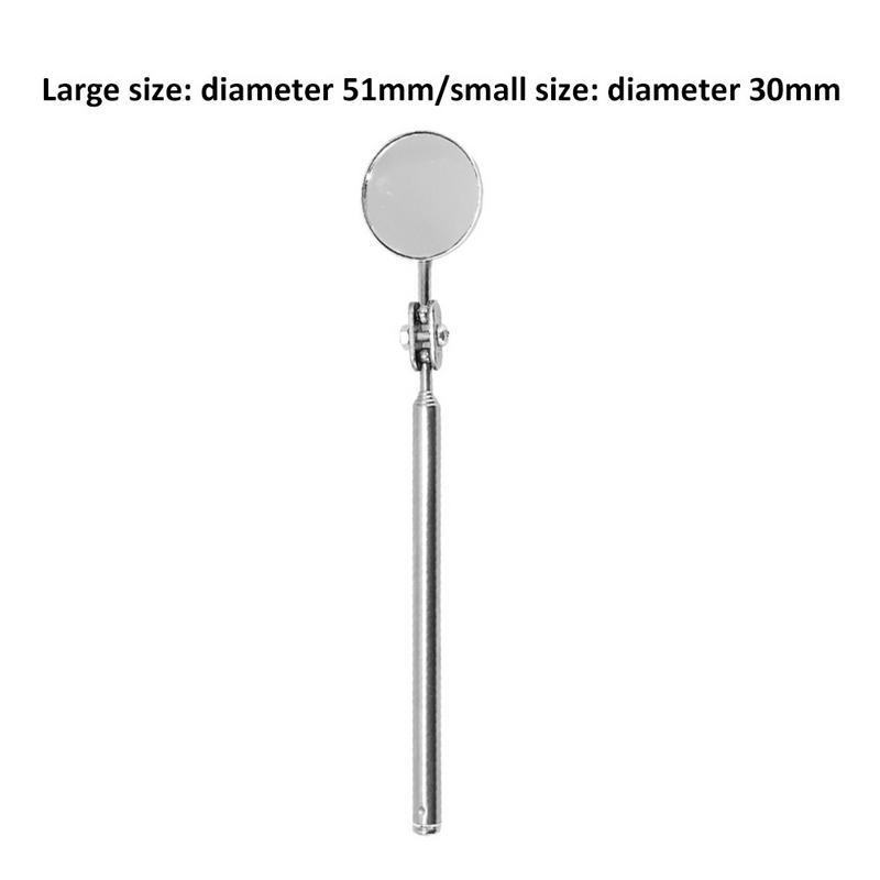 Buy Car Maintenance Inspection Mirror Universal Folding Telescopic ...