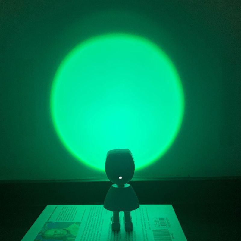 Buy Wall Decor LED Robot Projector Atmosphere Light Touch Control ...
