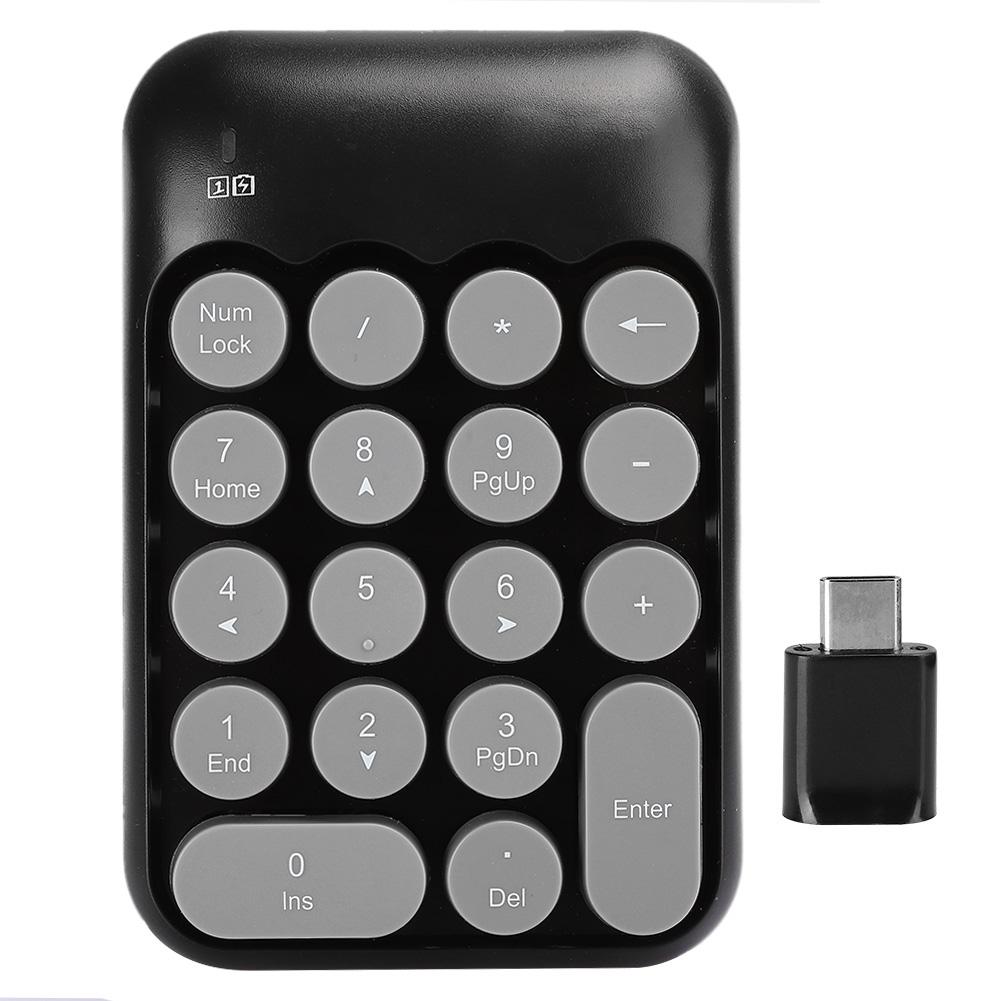 Satın alın 2.4G Wireless Keyboard Mini 18 Keys Numeric Keypad ...