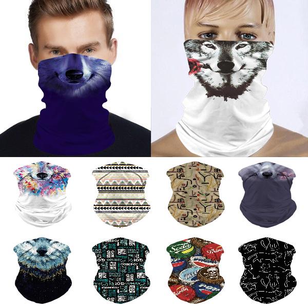 Hot elements Quick-drying Half Face Mask Scarf Face For Adults Yard ...