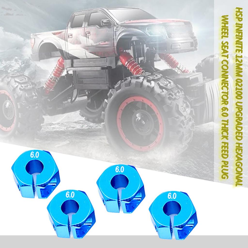 Buy 6mm Thick Wheel Hex Nut With Pins Drive Hubs Upgrade Parts For 4WD ...