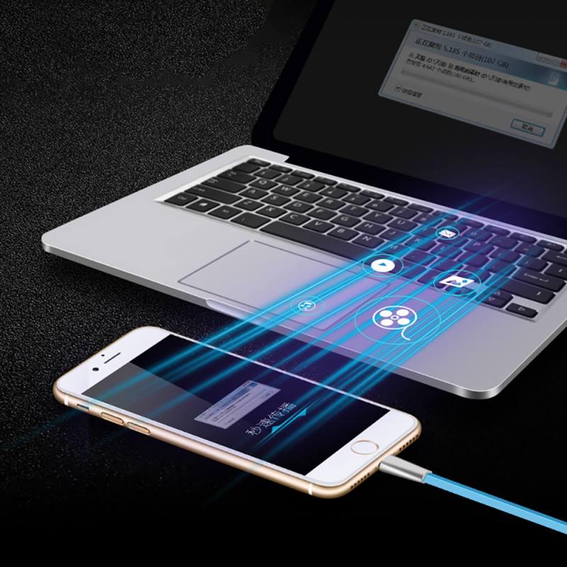 Buy Data Power Cables Diamond Surface USB Zinc Alloy PVC Fast Charging ...