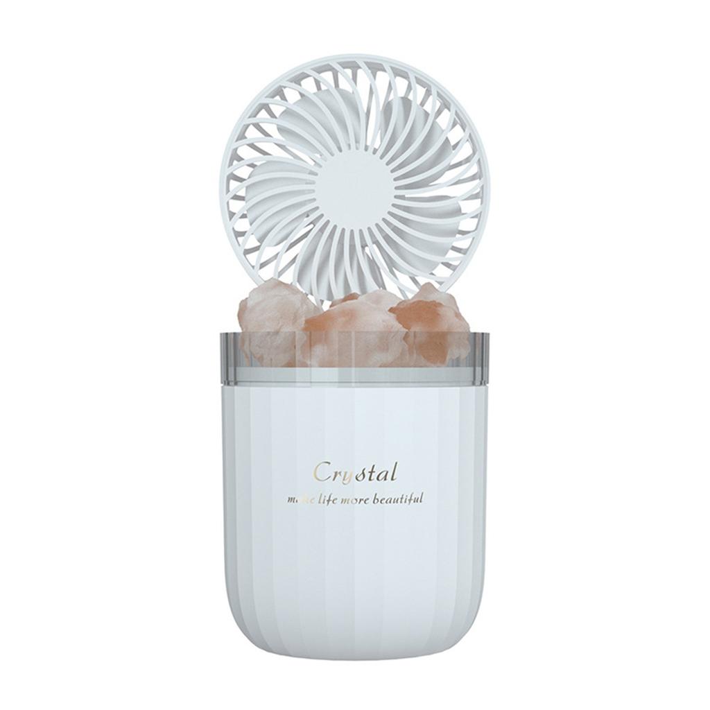 Portable USB Aromatheraphy Humidifier With Adjustable Fan Warm Light ...
