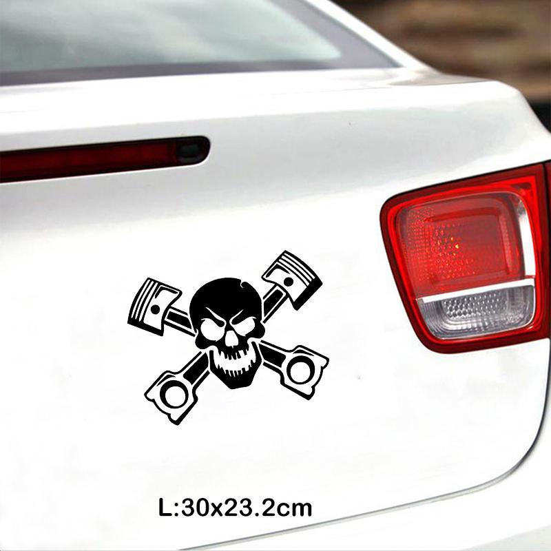 💰Kjøp Perets sticker death skull on car funny vinyl stickers for auto ...
