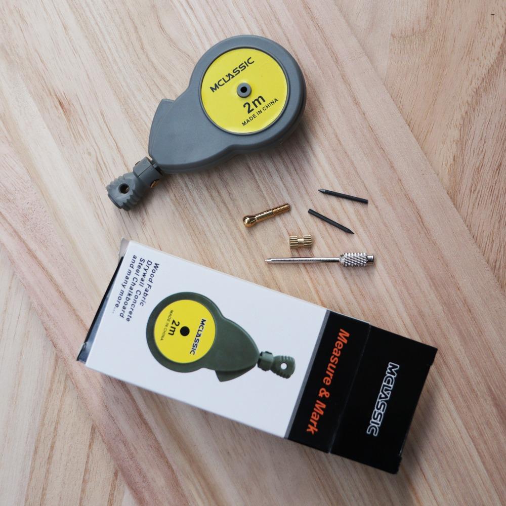 Buy With 10PCS Pencil Leads Draw Circles Tapes Rotating Tape Measure ...