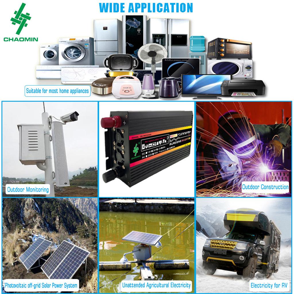 Buy Inverter 12v 220v Pure Sine Wave Inverter DC 12v To AC 220V 3000W ...