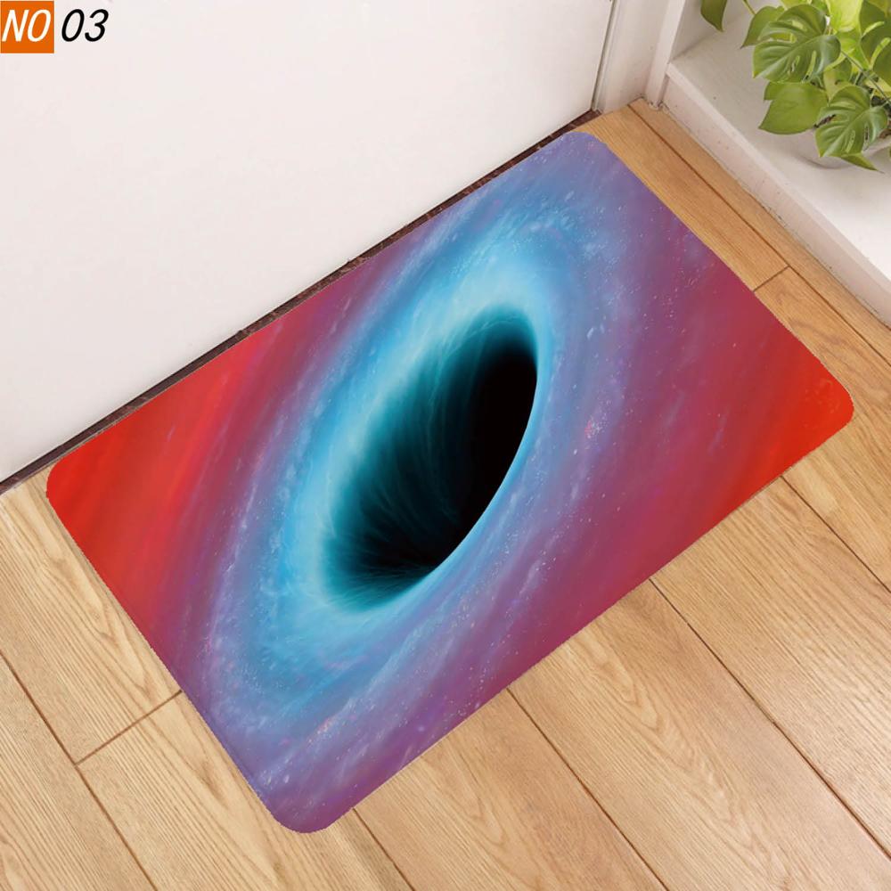 Buy 1PC 40x60cm Black Hole Printed Doormat Door Mat Entrance Rug Home ...