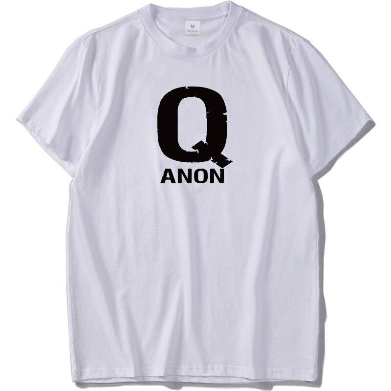 Buy Q Anon Tshirt Men Clearance Fashion T-shirt Pure Cotton Originality ...