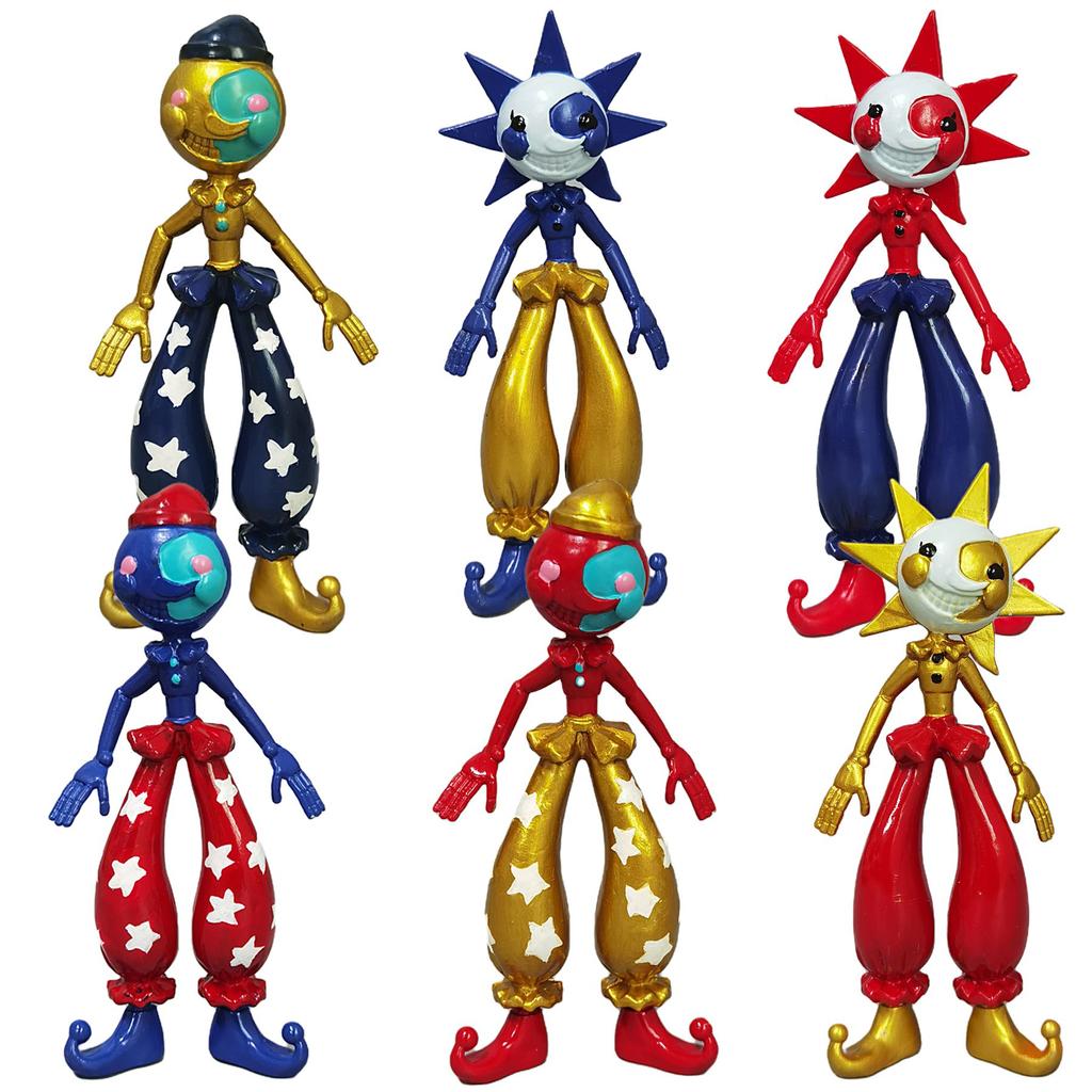 Buy Toys Fnaf 6pcs Figures Sundrop Security Breach Fnaf Five Nights At ...