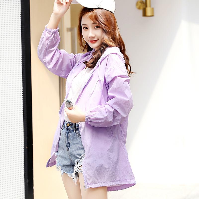 Buy Summer College Style Korean Version Of Loose Sun Protection ...