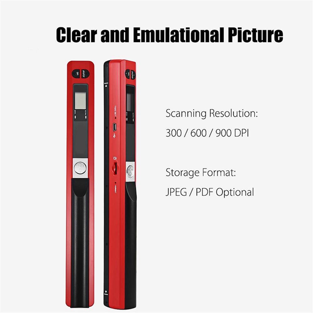Buy Portable Handheld Wand Wireless Scanner For A4 Document 900DPI ...