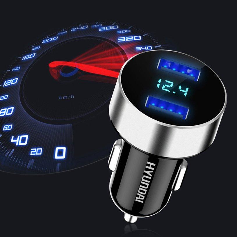 Buy KC High Quality Car Charger Car Mobile Phone Charger Dual USB4.8A ...