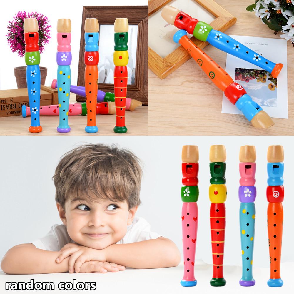 Buy Arie7s Random Colorful Wooden Trumpet Buglet Hooter Bugle Kids ...