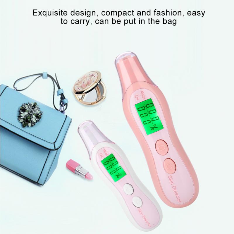 Buy Digital Lcd Display Skin Sensor Tester Facial Moisture Water Oil ...