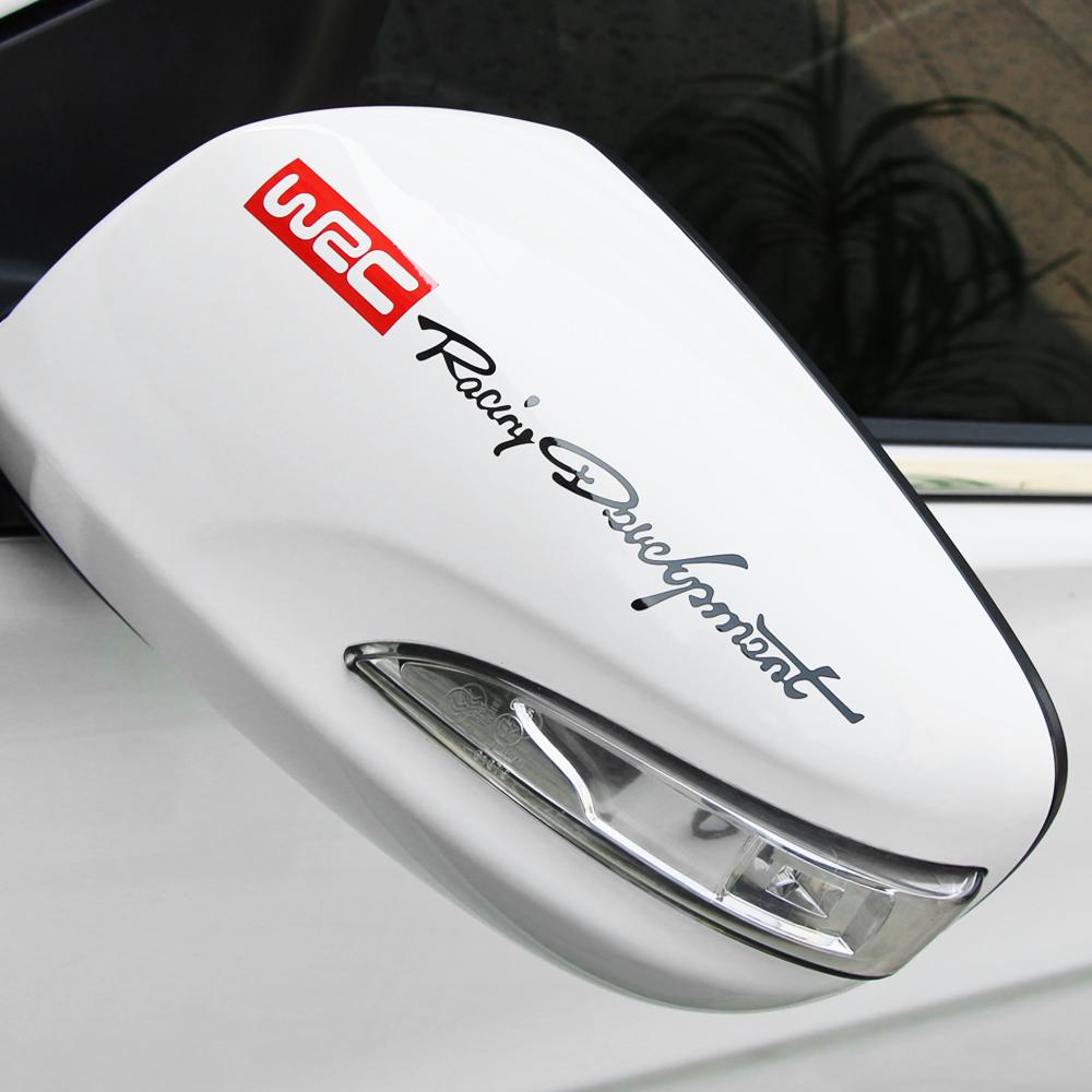 Buy Car Rearview Mirror WRC Rally Racing Sticker For Mercedes W203 BMW ...