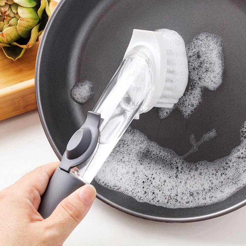 Buy Soap Dispensing Kitchen Dish Brush, Antibacterial Kitchen Sink ...