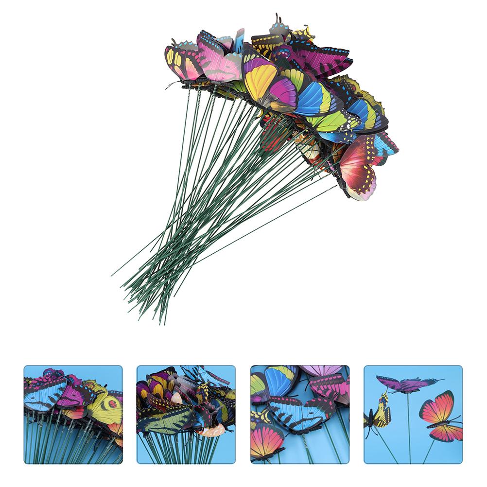 Buy Wellprosper25pcs Fashion Stylish Chic Lovely Butterflies Stake ...