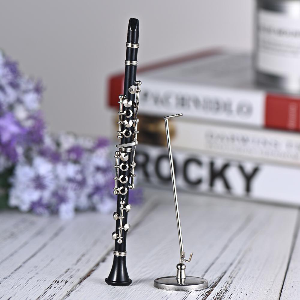 Buy Mini Clarinet Model Exquisite Desktop Musical Instrument Decoration ...