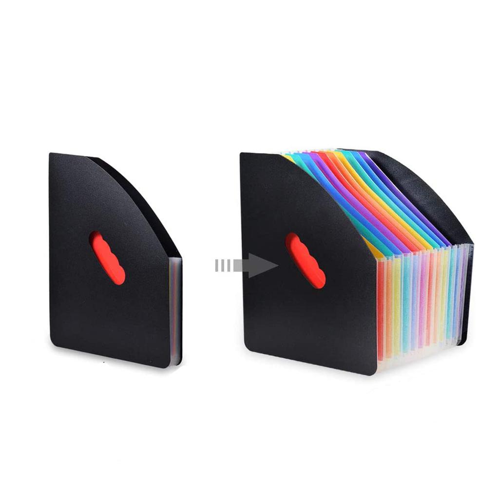 Expanding File Folder, Pocket Plastic A4 Concertina Expandable File ...