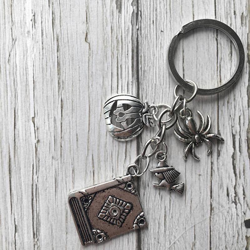 Buy Men Retro Creative Pumpkin Incantation Book Witch Personality ...