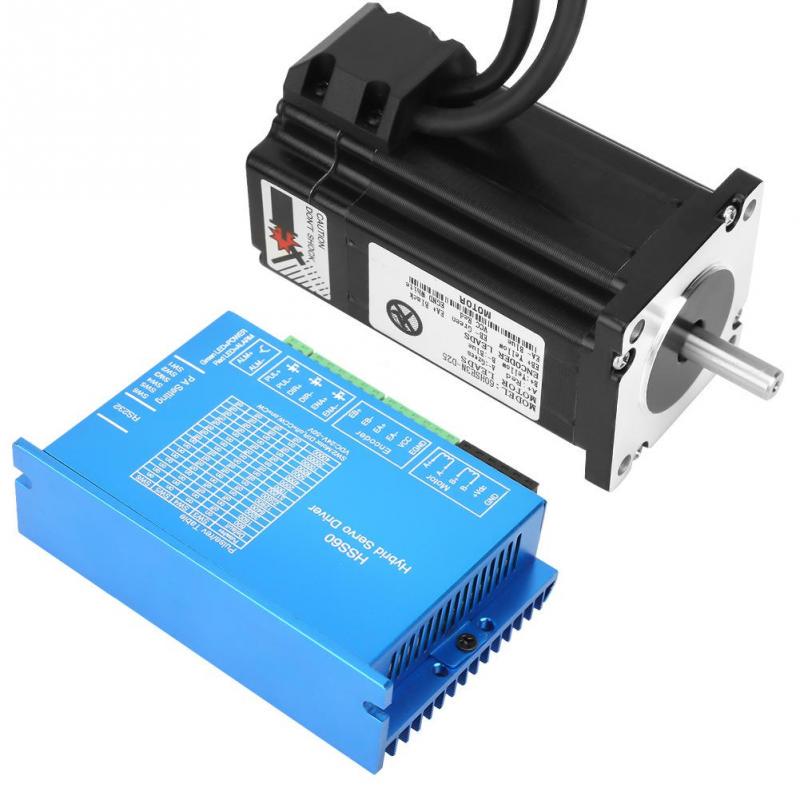 Buy HSS60 Hybrid Servo Driver and 60HSE3N-D25 Nema 25 Closed-loop 3N.m ...