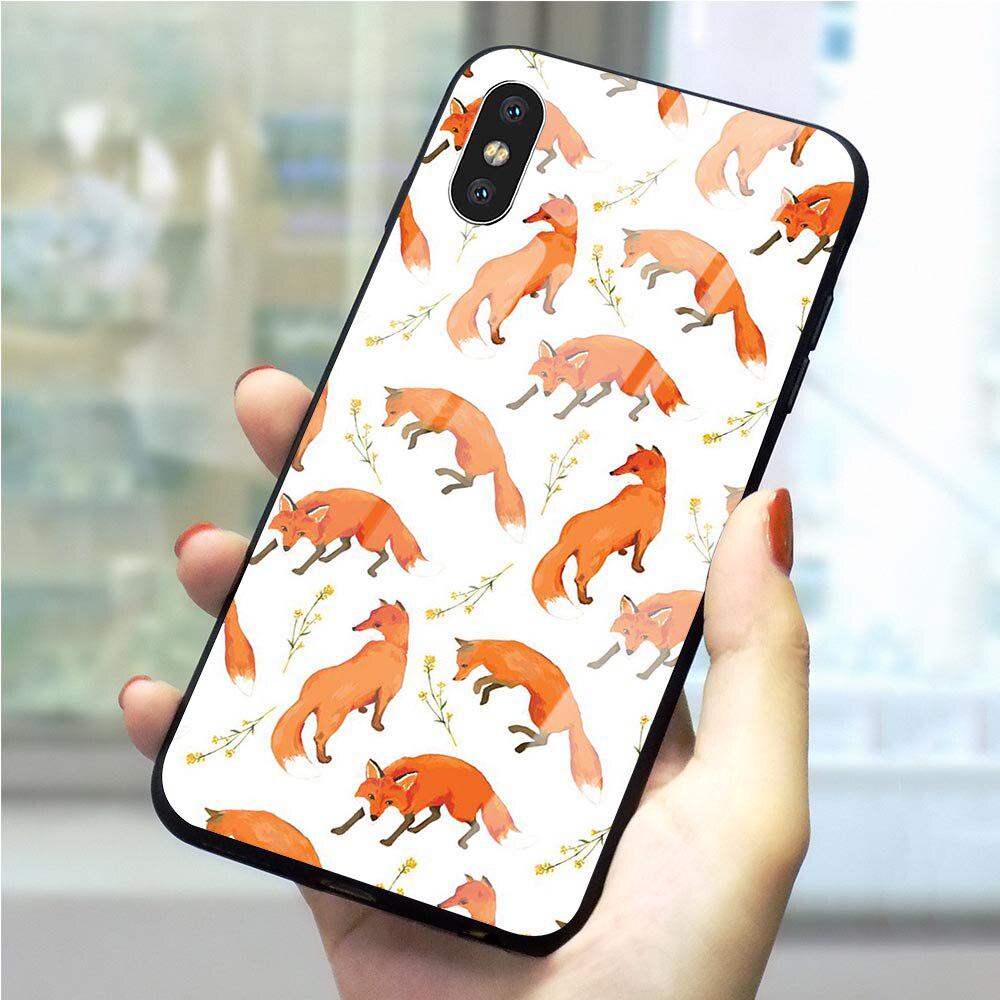 Buy More Cute Fox Phone Case For P Smart 2019 iPhone Xiaomi Samsung ...