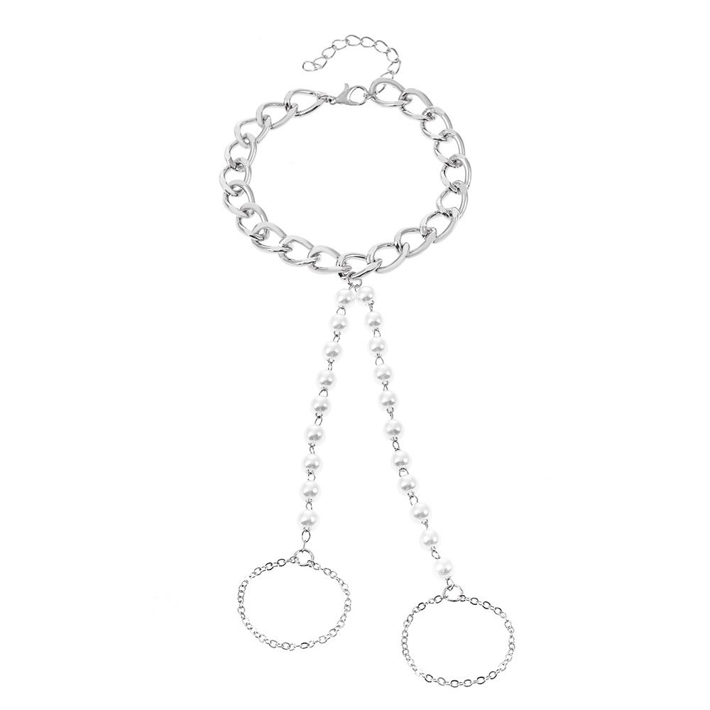 Multi Layer Connected Rings Bangles Korean Women Bangles Link Chain ...