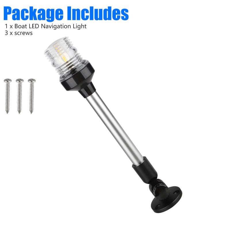Cheap 12v Dc Adjustable Marine Boat Pontoon Led Navigation Light Anchor ...