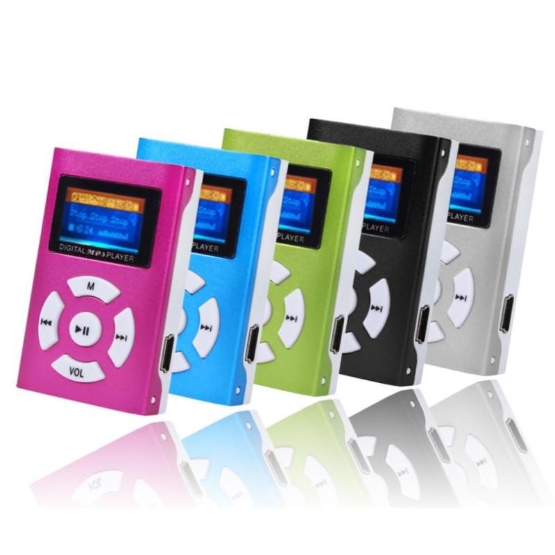 Portable MP3 Player with Micro SD SD Card Slot, Blue LCD Screen-buy at ...