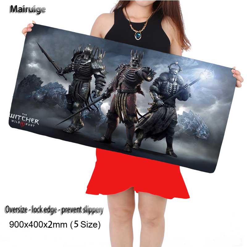Electronic Sports Table Mat for Witcher Gaming Locking Edge Mousepad ...