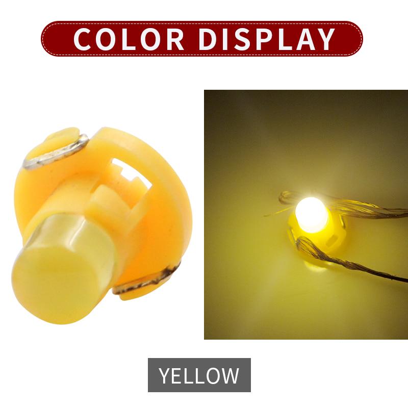 Buy 10 Pcs T3 COB Car Dashboard Instrument Panel Light Bulb Car Led ...