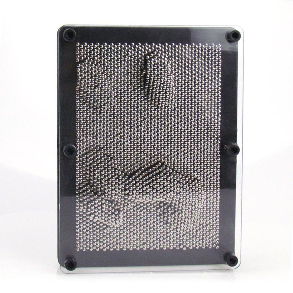 3-Dimensional Pin Art Board Metal Pin Board Sculptures Educational Toy ...