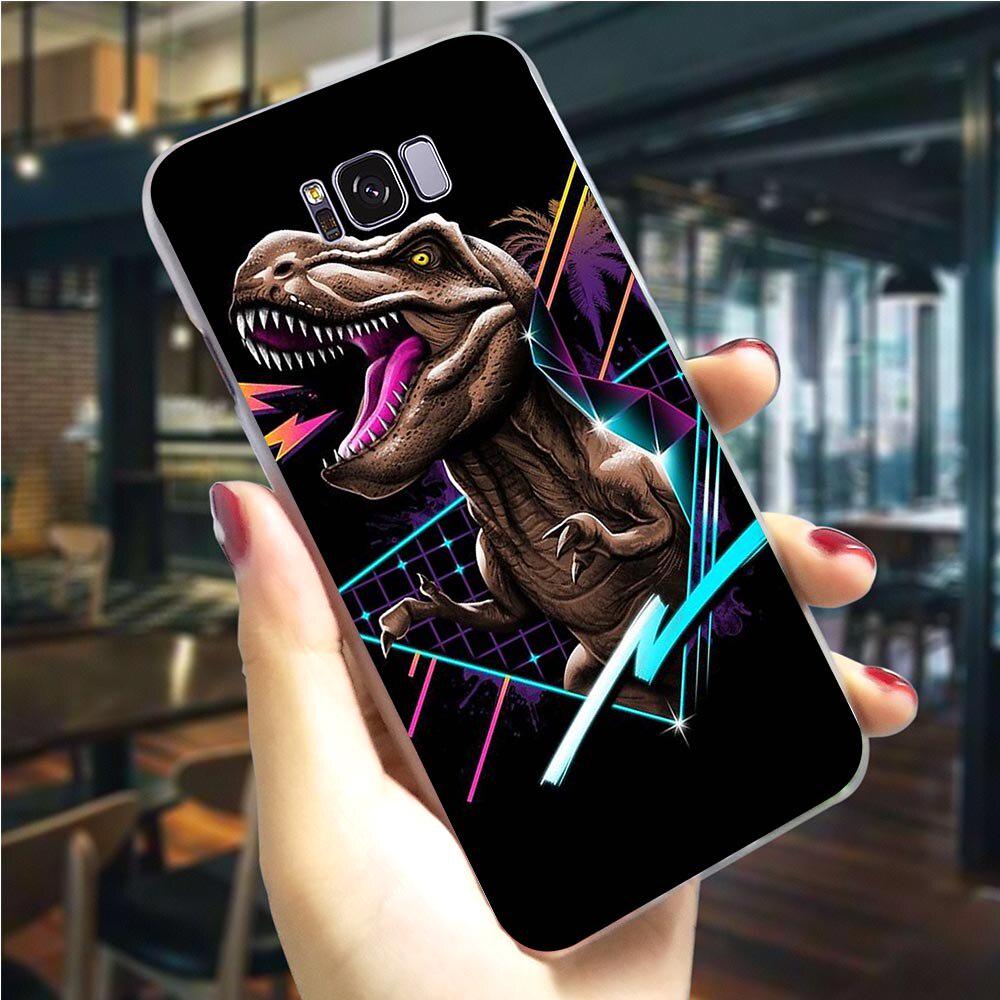 Buy Retro Dinosaur Phone Case for Samsung A5 2016 Cover A3 A6 A7 A8 A9 ...