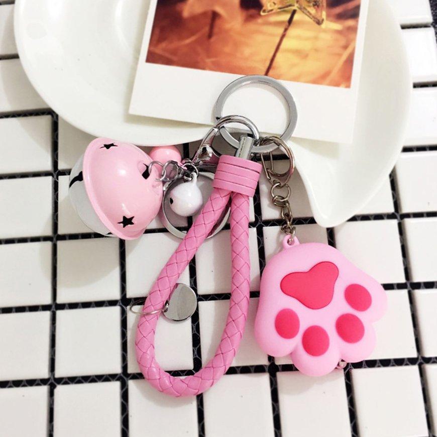 💰Kaufe [DSC] Creative Luminous Vocal Cat Claw Keychain Cute Female Bag ...