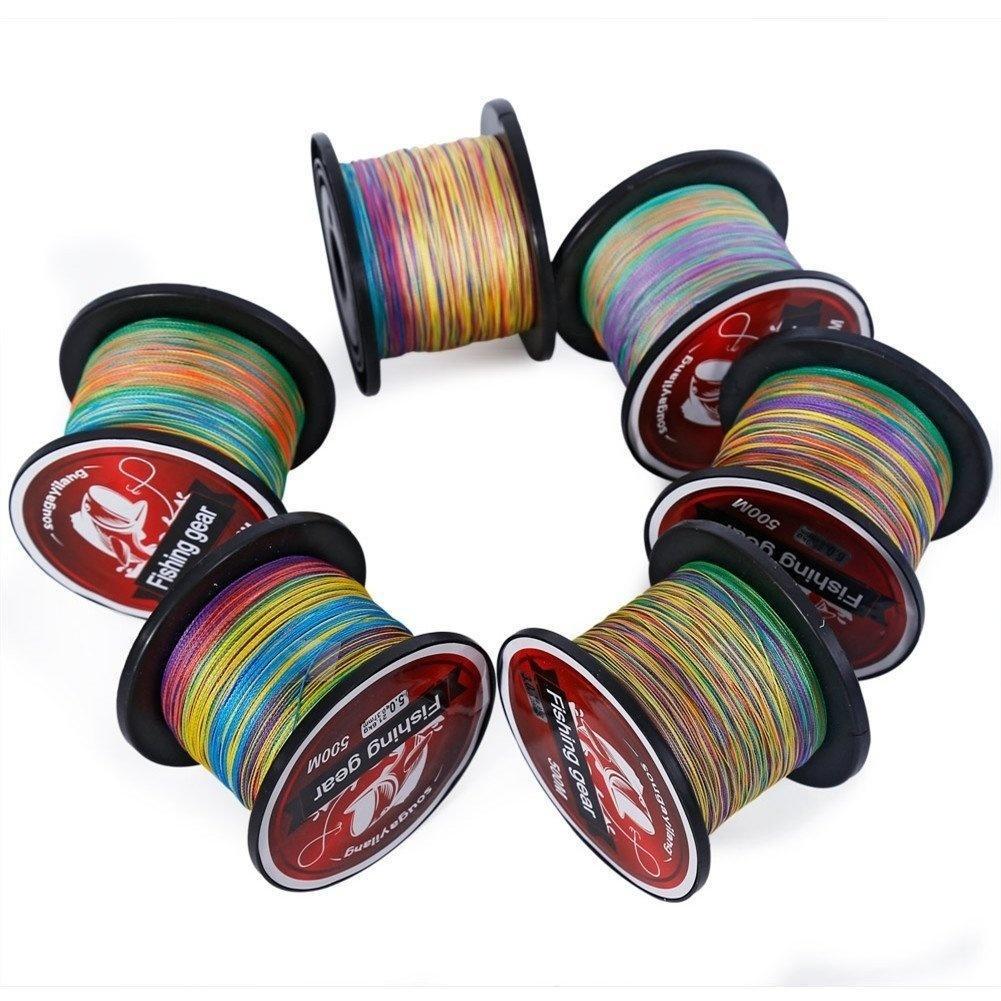 Buy Fishing Lines 12lb-72lb Braided Fishing Line Strong 4 Strands ...