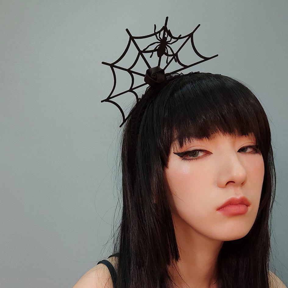 Buy Spider Web Headband Halloween Props Funny Headband Gothic Head ...