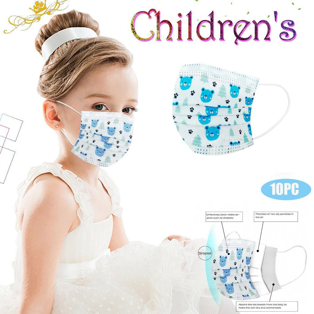 Buy Kids Cartoon Disposable Face Mask Industrial 3Ply Ear Loop Masks at ...