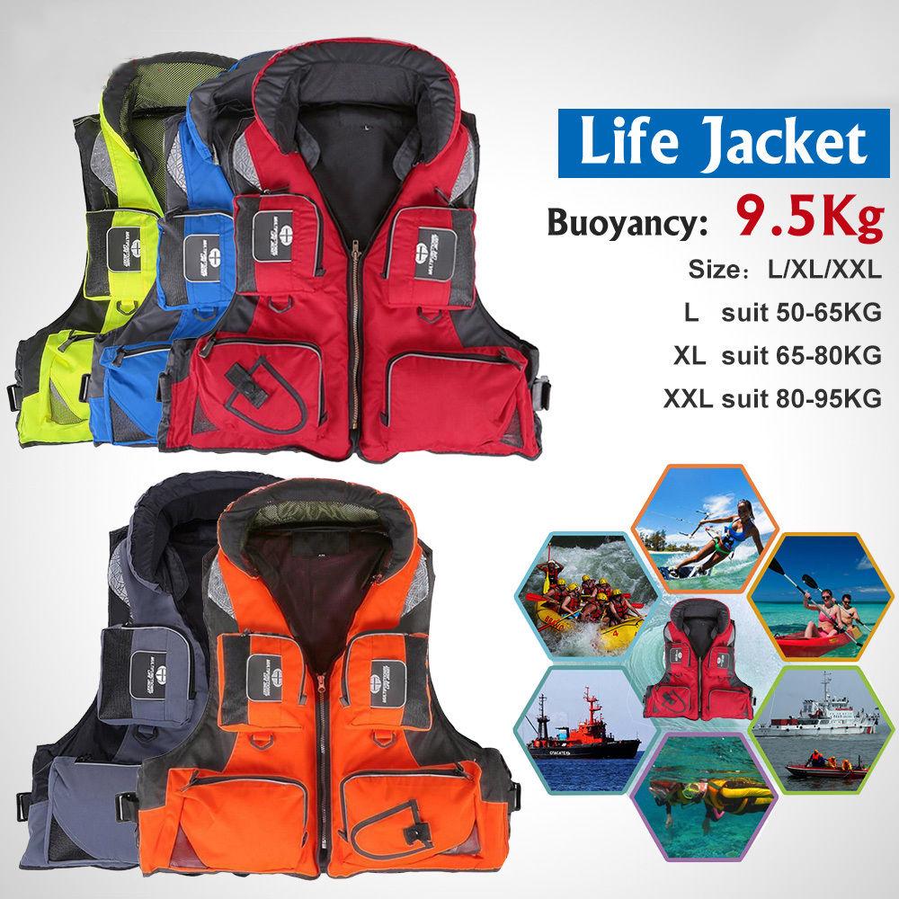 Buy Adults Lifesaving Vest with Cap Removable Life Jacket Sailing ...