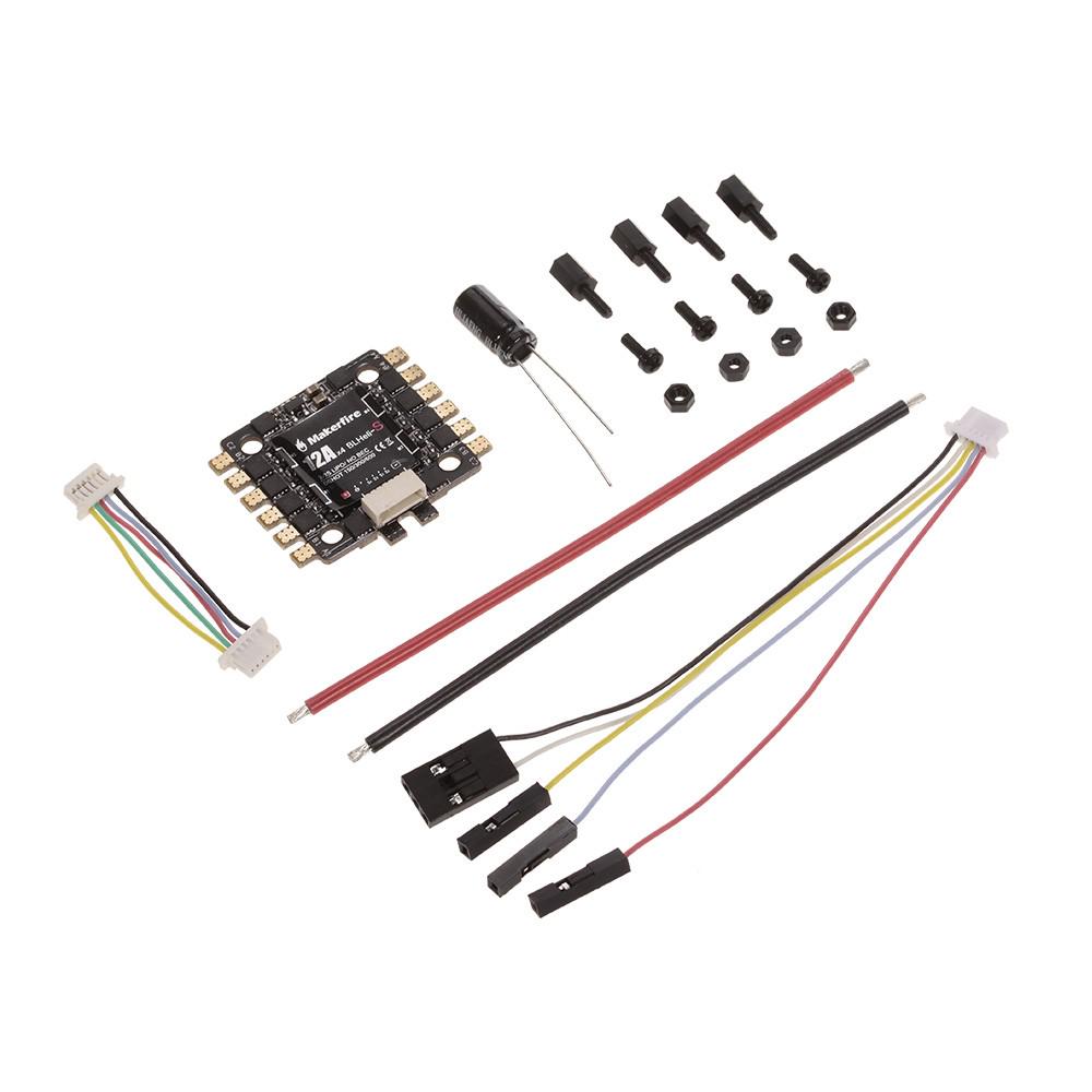 Buy Makerfire BLHeli-S 4-in-1 12A ESC Electric Speed Controller 2-3s ...