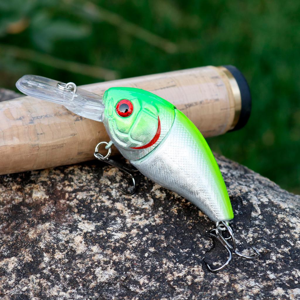Buy Fishing Baits Crankbaits Lure Minnow Fishing Bait with Hooks ...