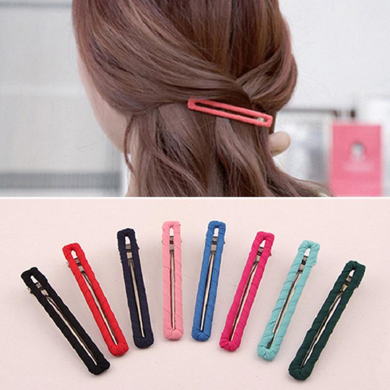 Buy 5 pcs/set Fashionable Hairpin Multi-color Hair Clip Women's Jewelry ...