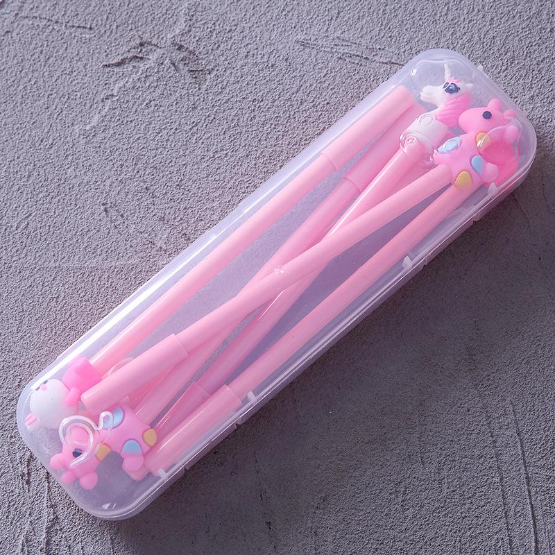 Cheap School Supplies Creative Neutral Pen Box Set of 6 Pieces Pack ...