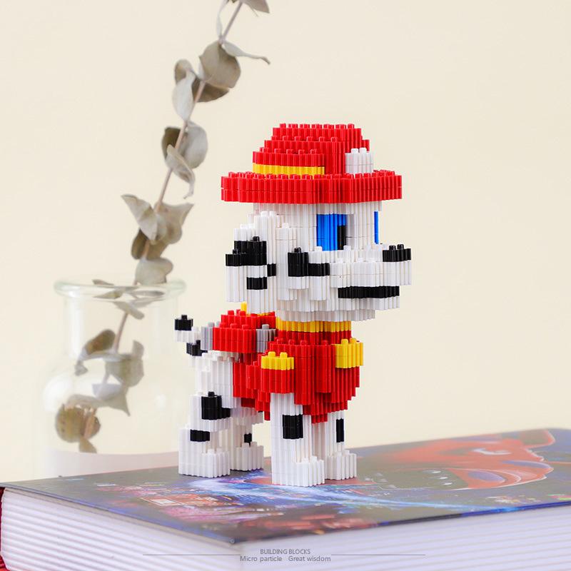 Buy Mini Blocks Assembly Animal Model Building Bricks Shiba Dog Husky ...