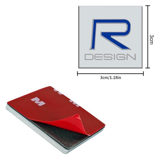 Buy R DESIGN Grille Trunk Sticker Letters Logo Emblem Badge Sticker ...