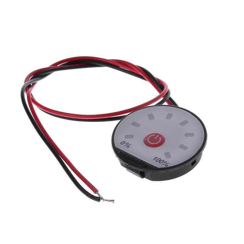 Buy 3S Lithium Battery Capacity Indicator 12V Power Level Meter LED ...